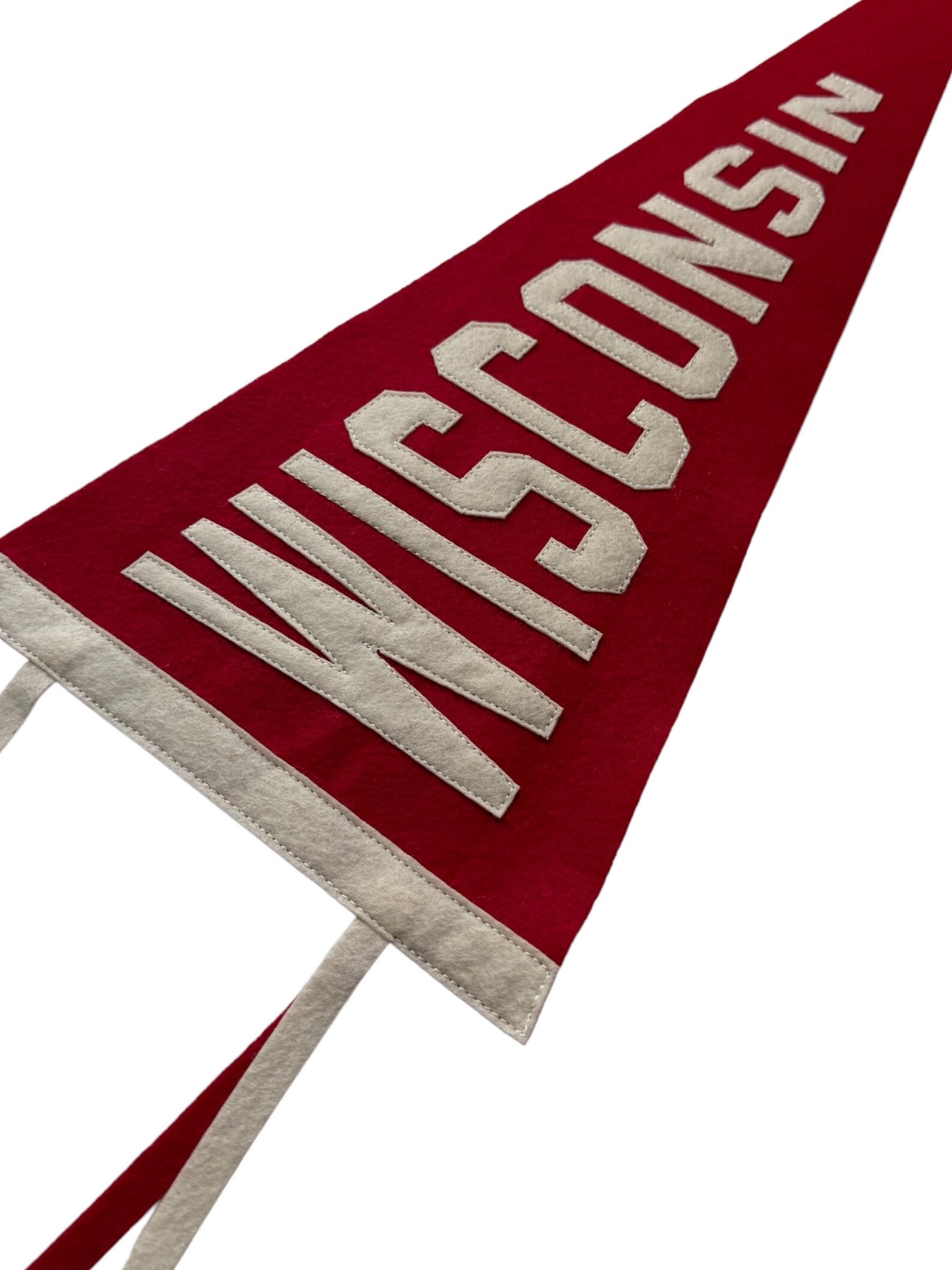 Vintage Inspired Wisconsin Pennant - Etsy