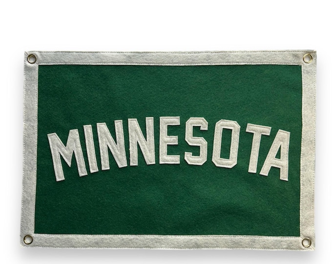 Minnesota Wall Pennant - Etsy