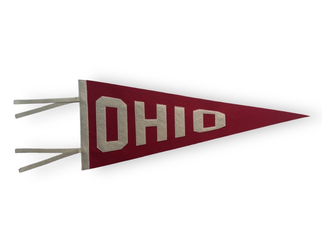Vintage Inspired Ohio Pennant - Etsy