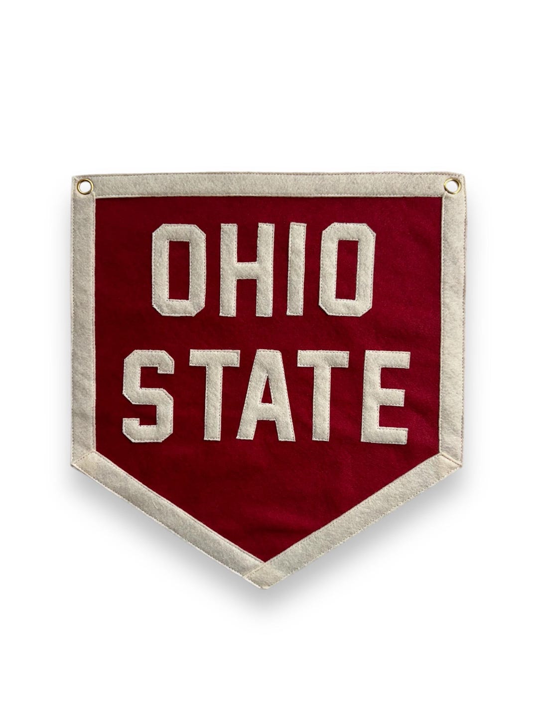 Vintage Inspired Ohio State Hand Stitched Wall Pennant - Etsy