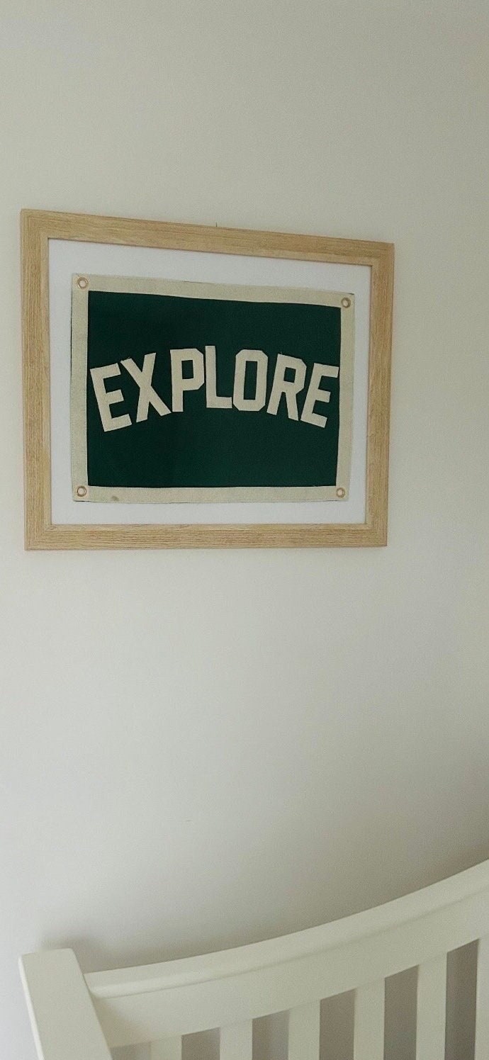 Explore Wall Pennant - Etsy