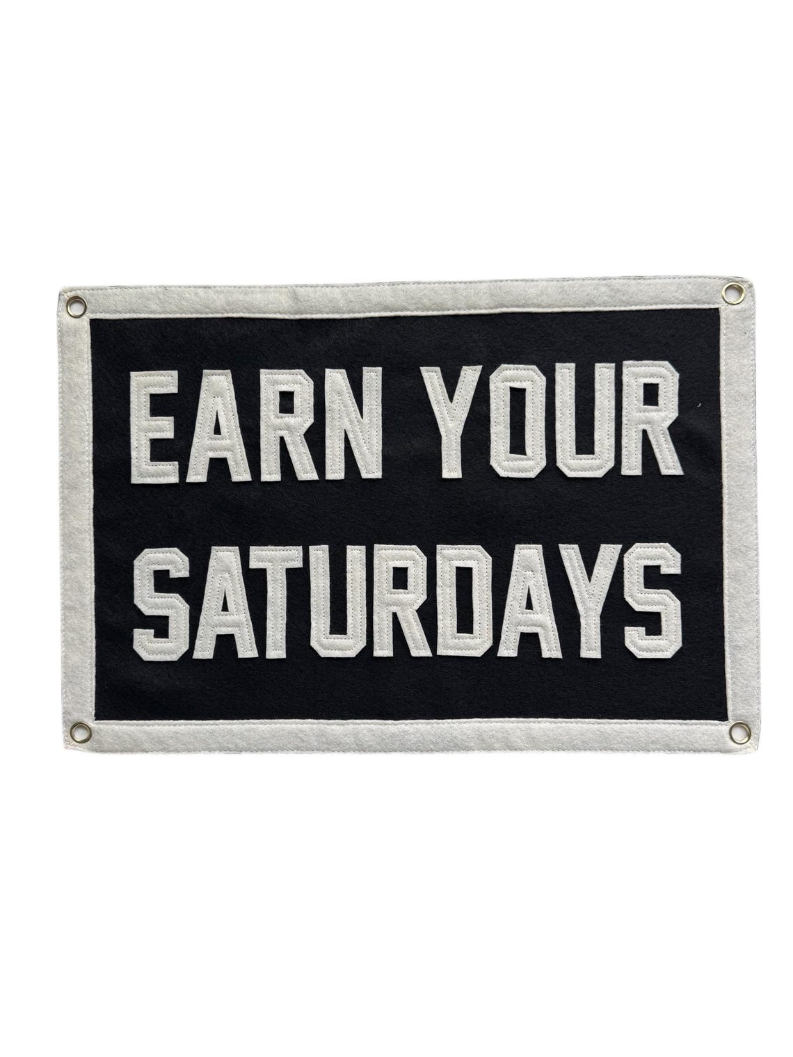 Earn Your Saturdays Wall Pennant - Etsy