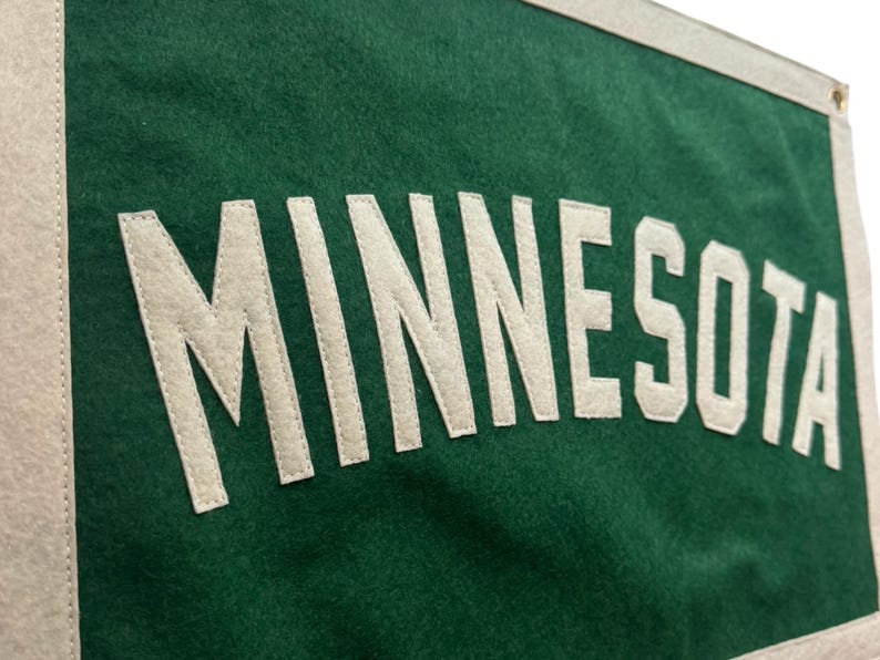 Minnesota Wall Pennant - Etsy