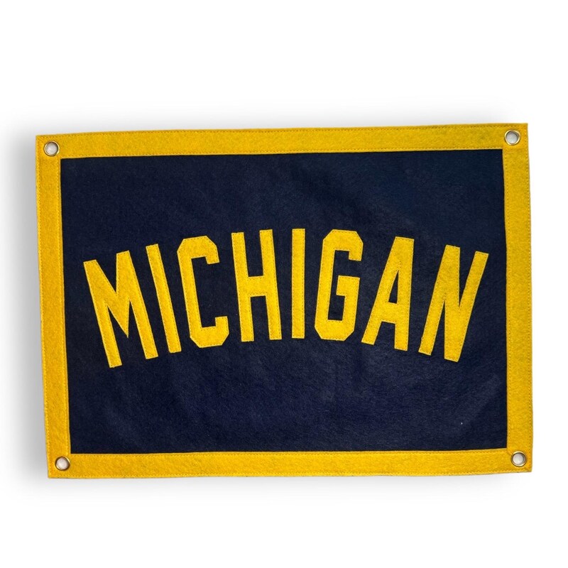 Michigan Felt Pennants - Etsy