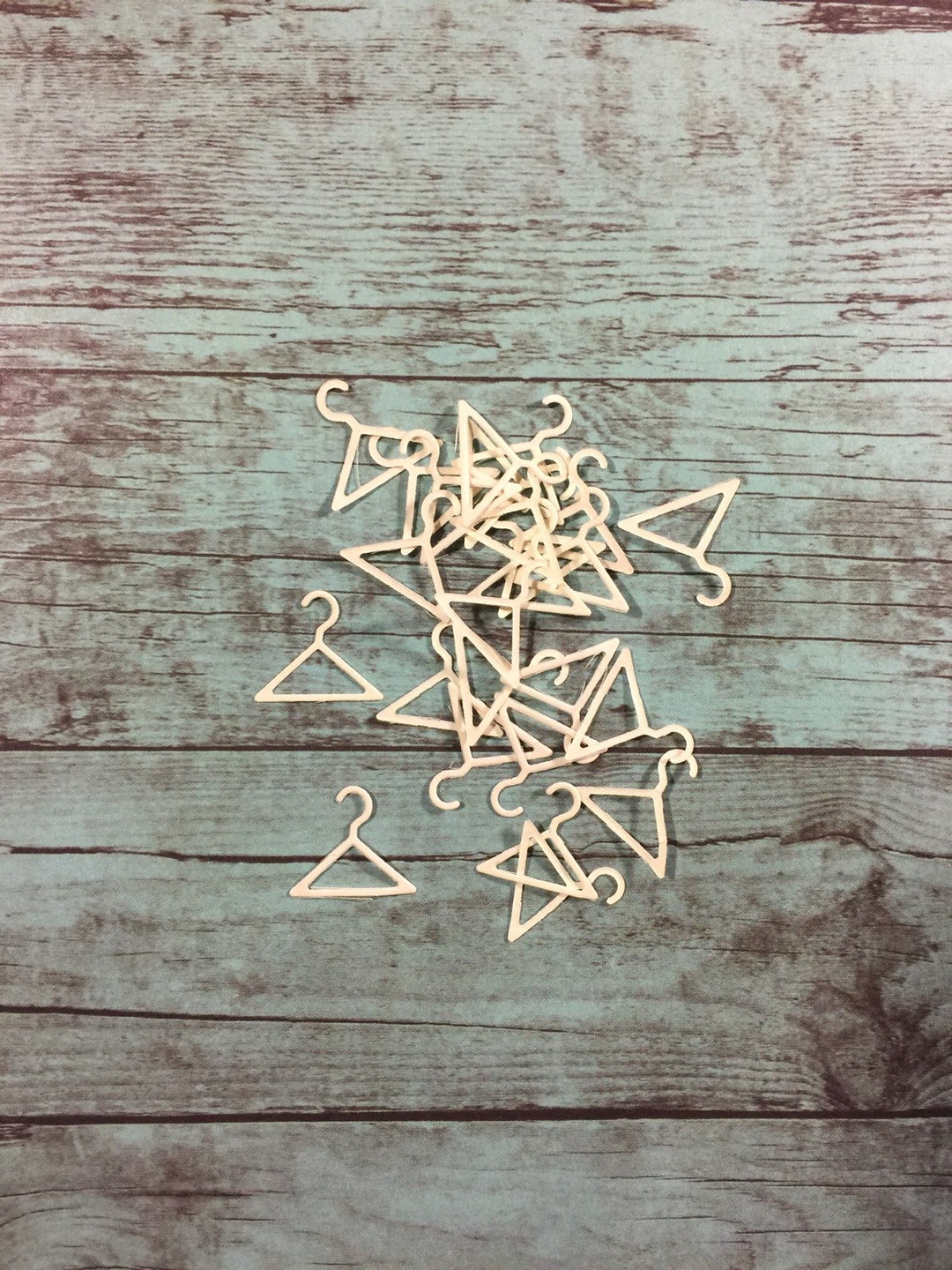 Mini Hanger Die Cut - Cream Paper - Pack of 25 - Baby Shower, Newborn ...