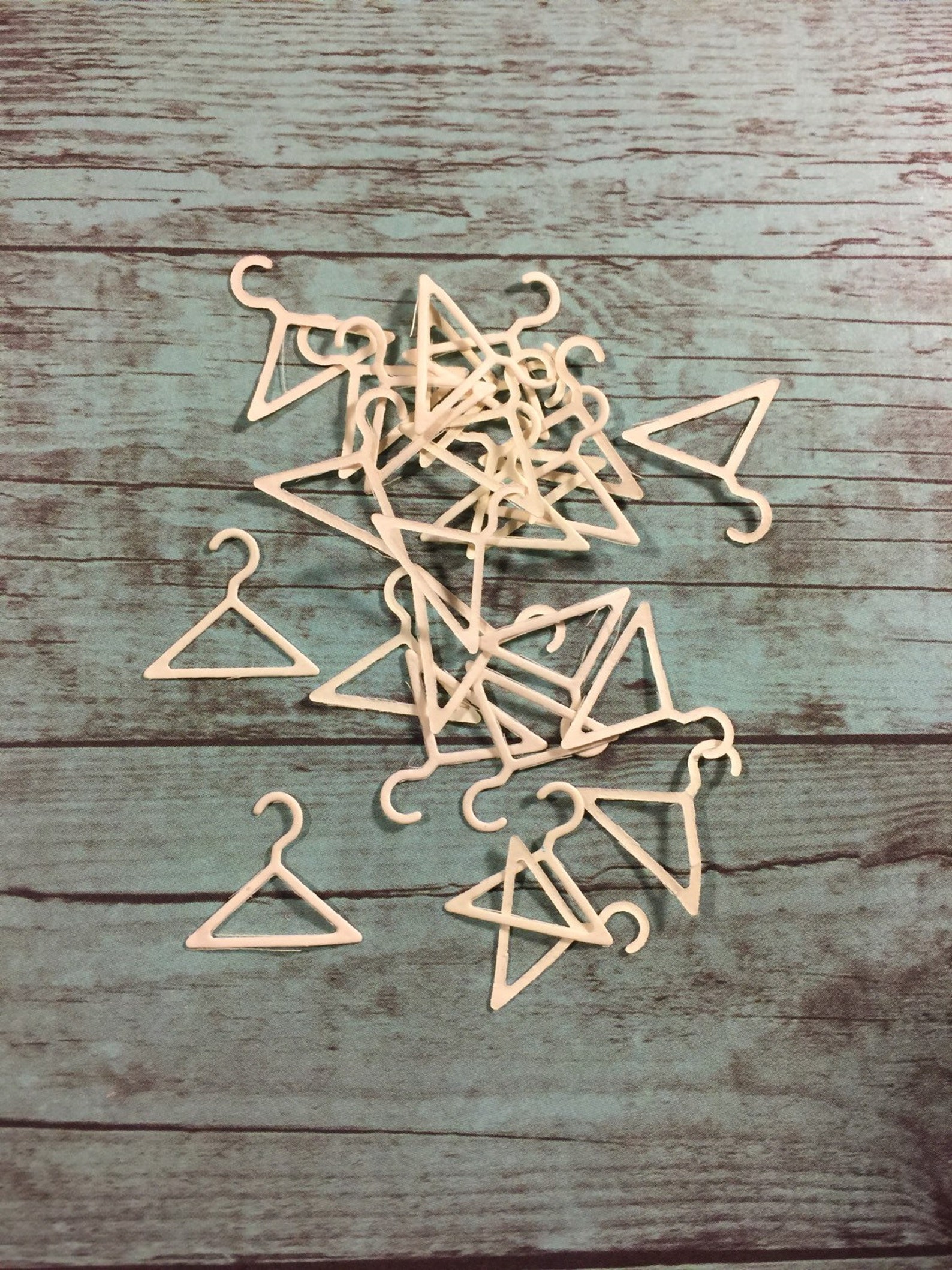 Mini Hanger Die Cut - Cream Paper - Pack of 25 - Baby Shower, Newborn ...