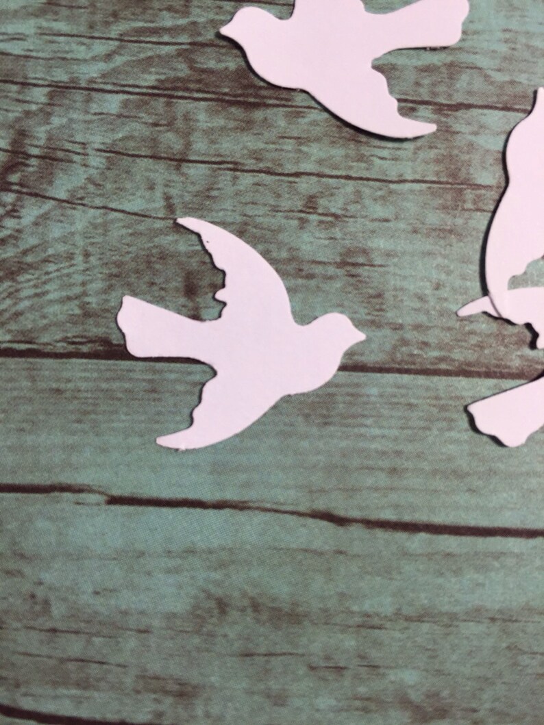 Dove Die Cuts - White Paper - Pack of 25 - Birds, Love, Weddings - Etsy