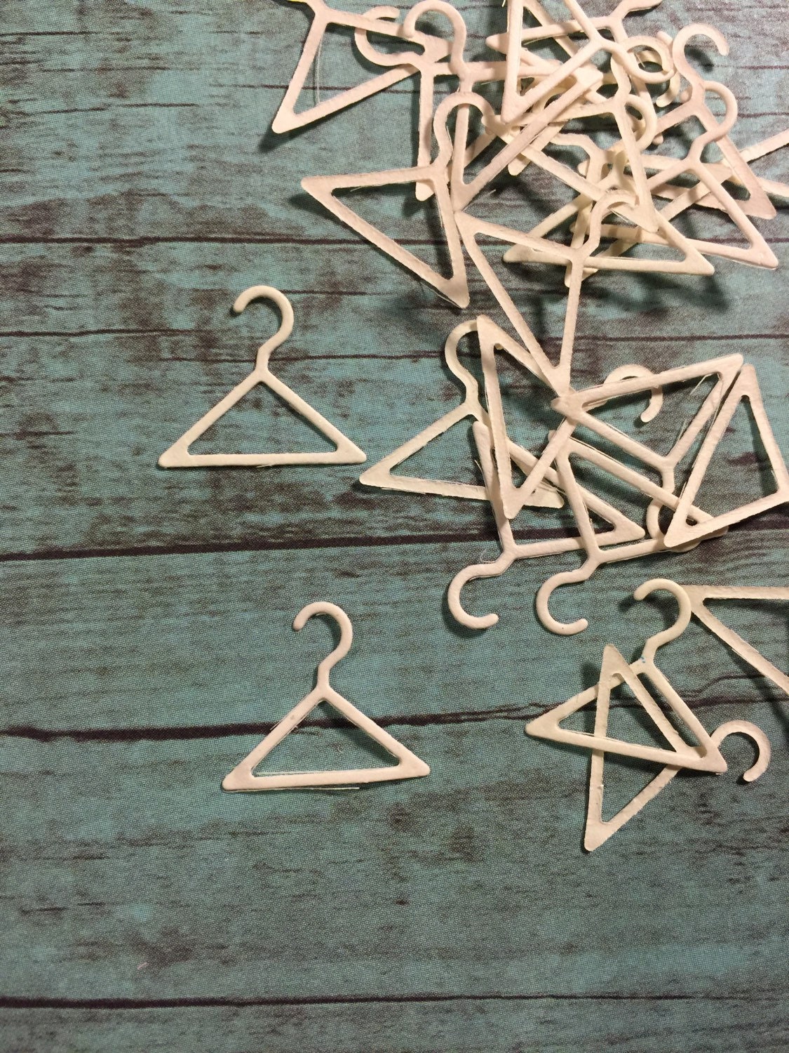 Mini Hanger Die Cut - Cream Paper - Pack of 25 - Baby Shower, Newborn ...