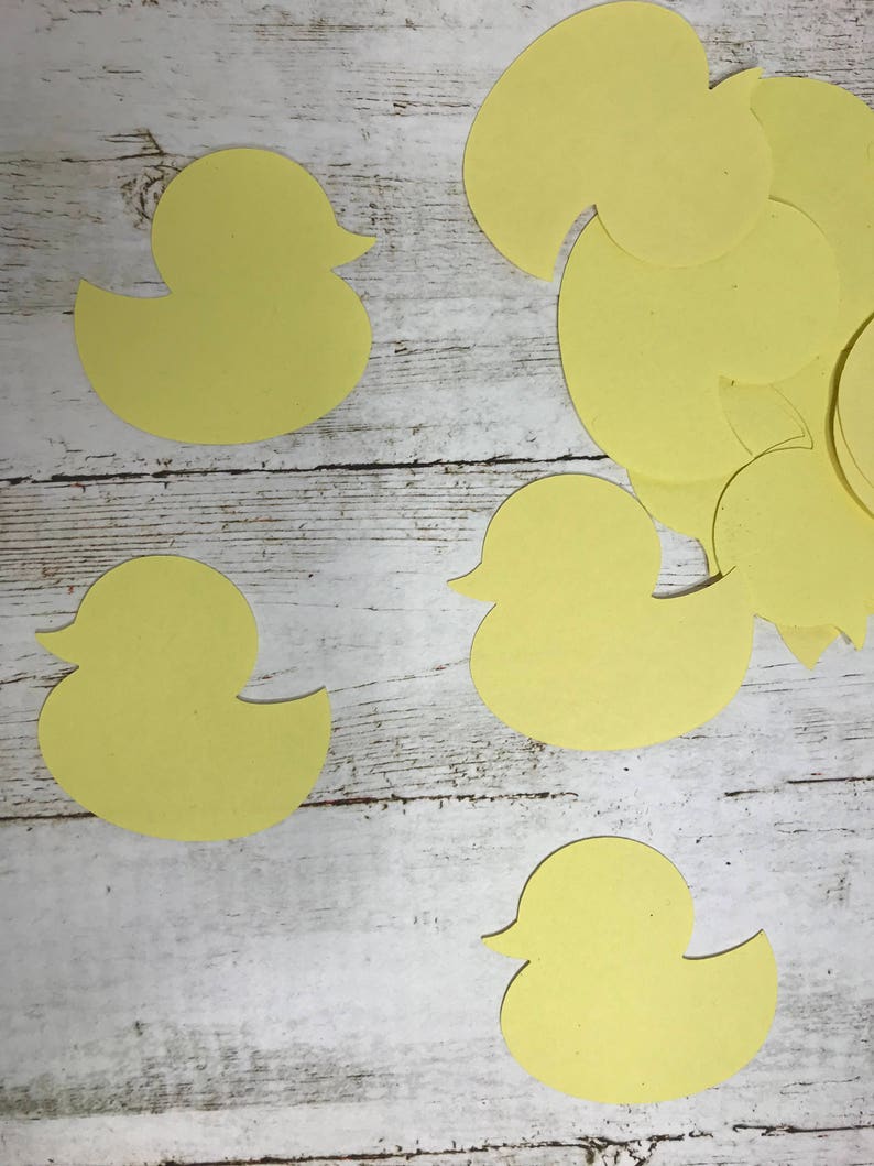 Duck Die Cut - Light Yellow Cardstock - Pack of 25 - Baby Shower ...