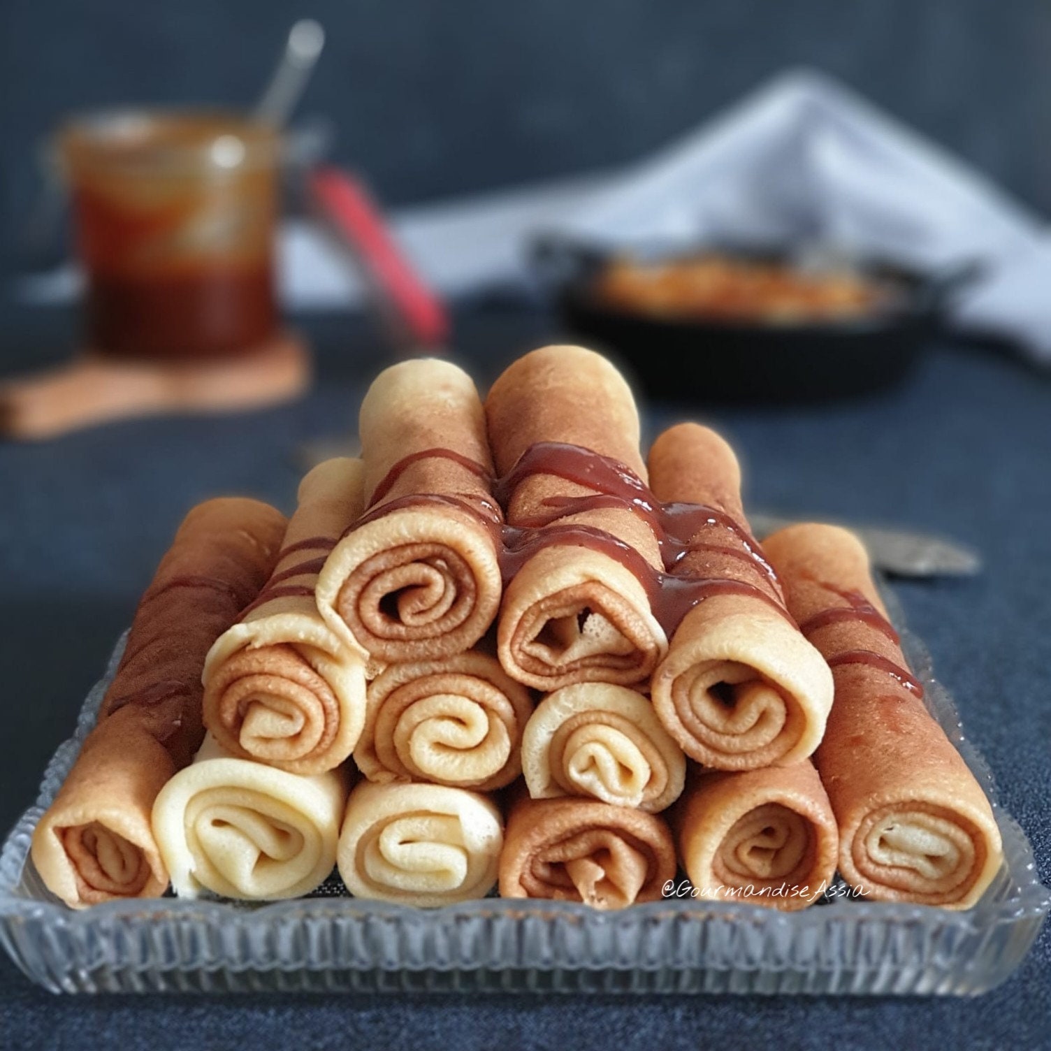 FRENCH CREPES Mini-filled Palacsinta With Chocolate & - Etsy