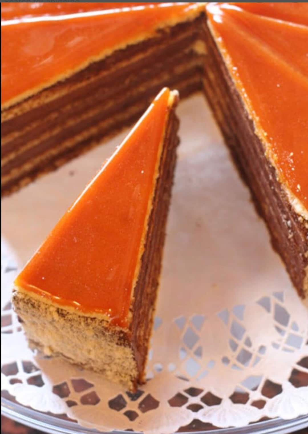 Dobos Torta (dobos Torte) * Traditional Hungarian Dessert * Hungary's ...