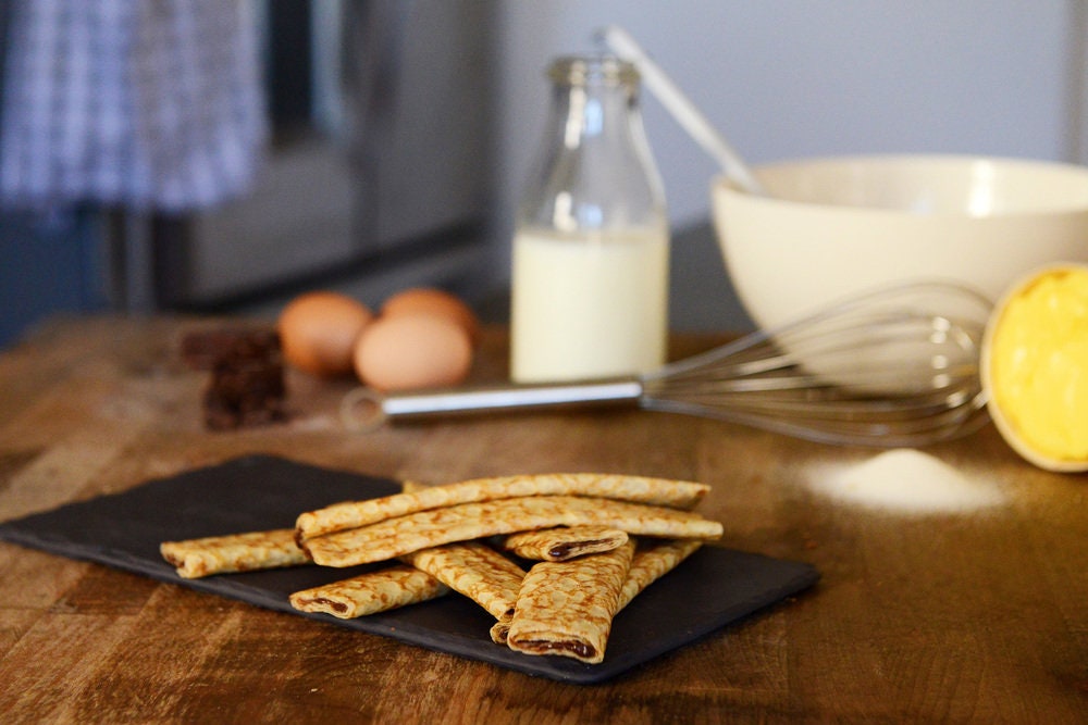 FRENCH CREPES Mini-filled Palacsinta With Chocolate & - Etsy