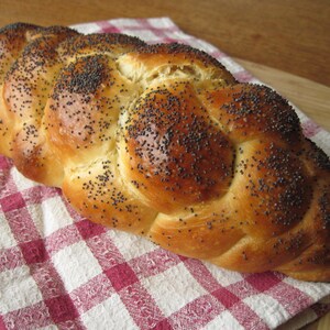 HAND BRAIDED "challah" BREAD (kalach, Kalacs) - Plain, Sesame Seed ...