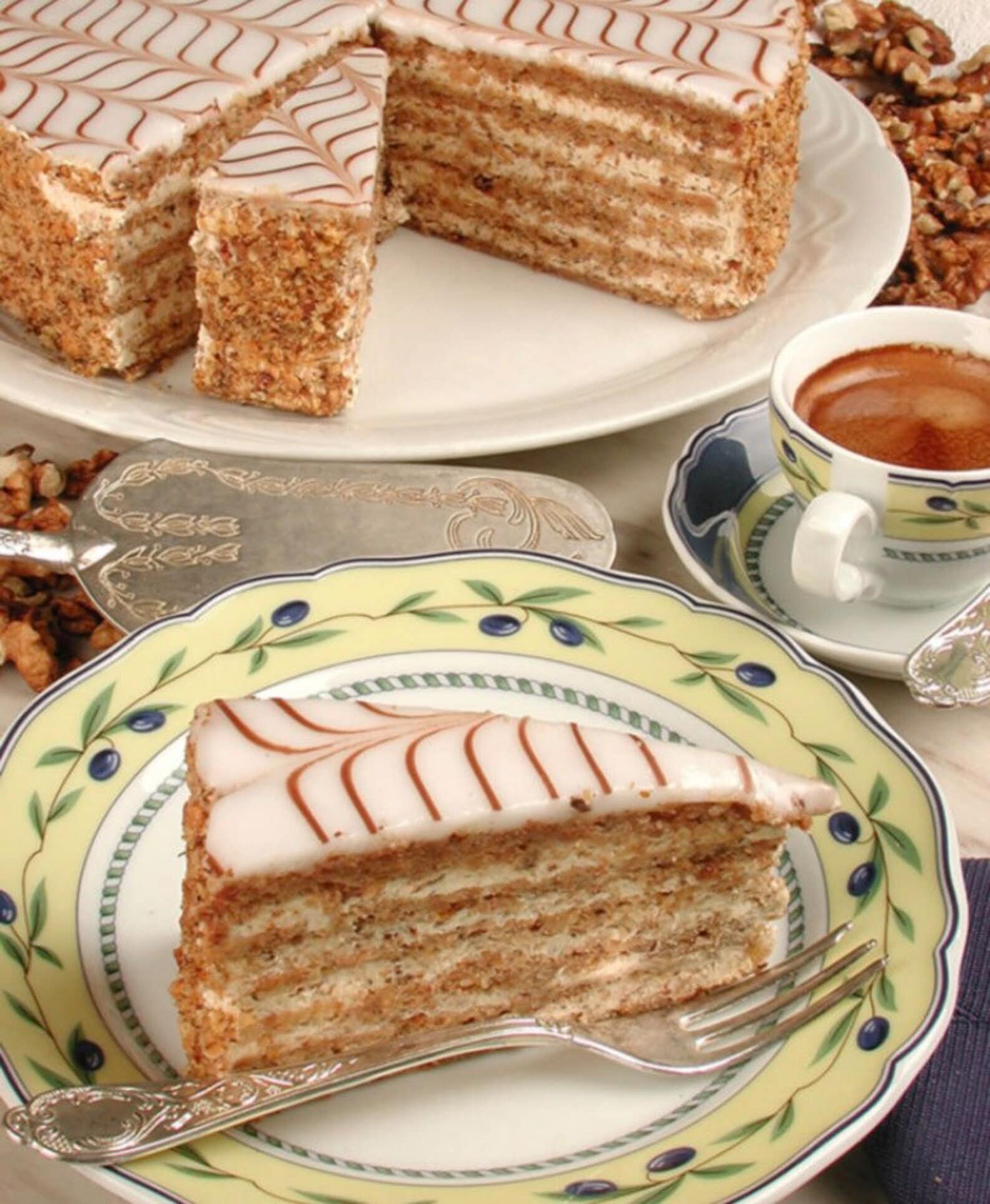 Eszterházy Torte (esterházy Torte) , Eszterhazi Easter Hungarian ...