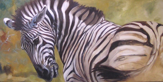 Dipinto Zebra