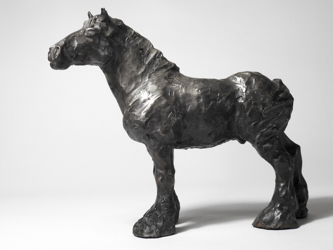 Windblown Original Art Hand Cast Bronze Clydesdale Heavy - Etsy