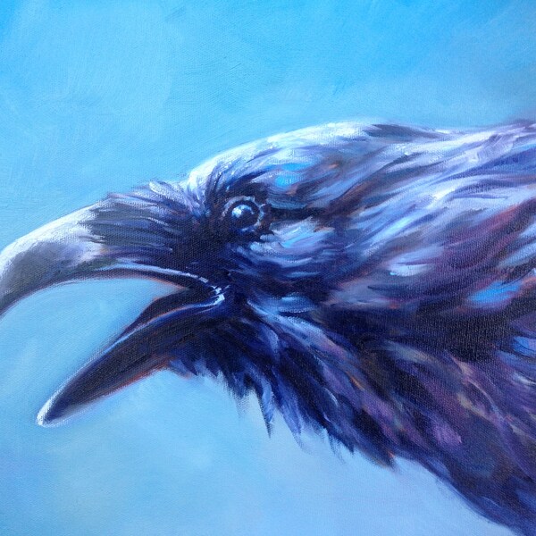 Edgar Allen Poe Oil Painting - Etsy