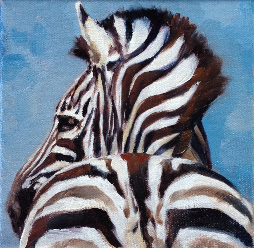 Zebra Rump Art Print: Signed Limited Edition, Nursery Decor by Kindrie ...
