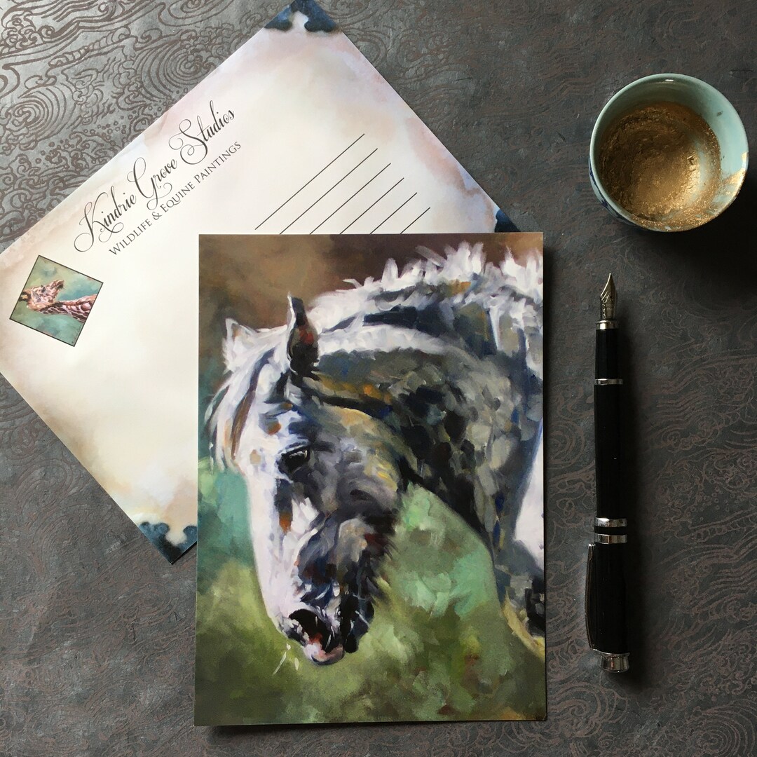 HEAVY HORSE POSTCARD Tosh the Shire Horse Postcard Print - Etsy