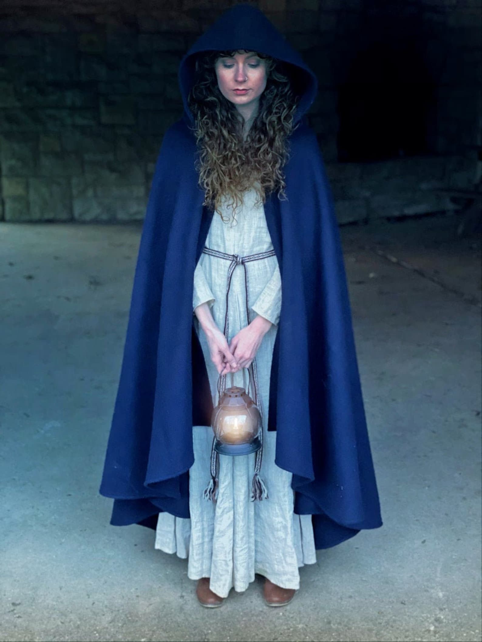 Wool Cloak Travelers Cut Midnight Blue - Etsy Hong Kong