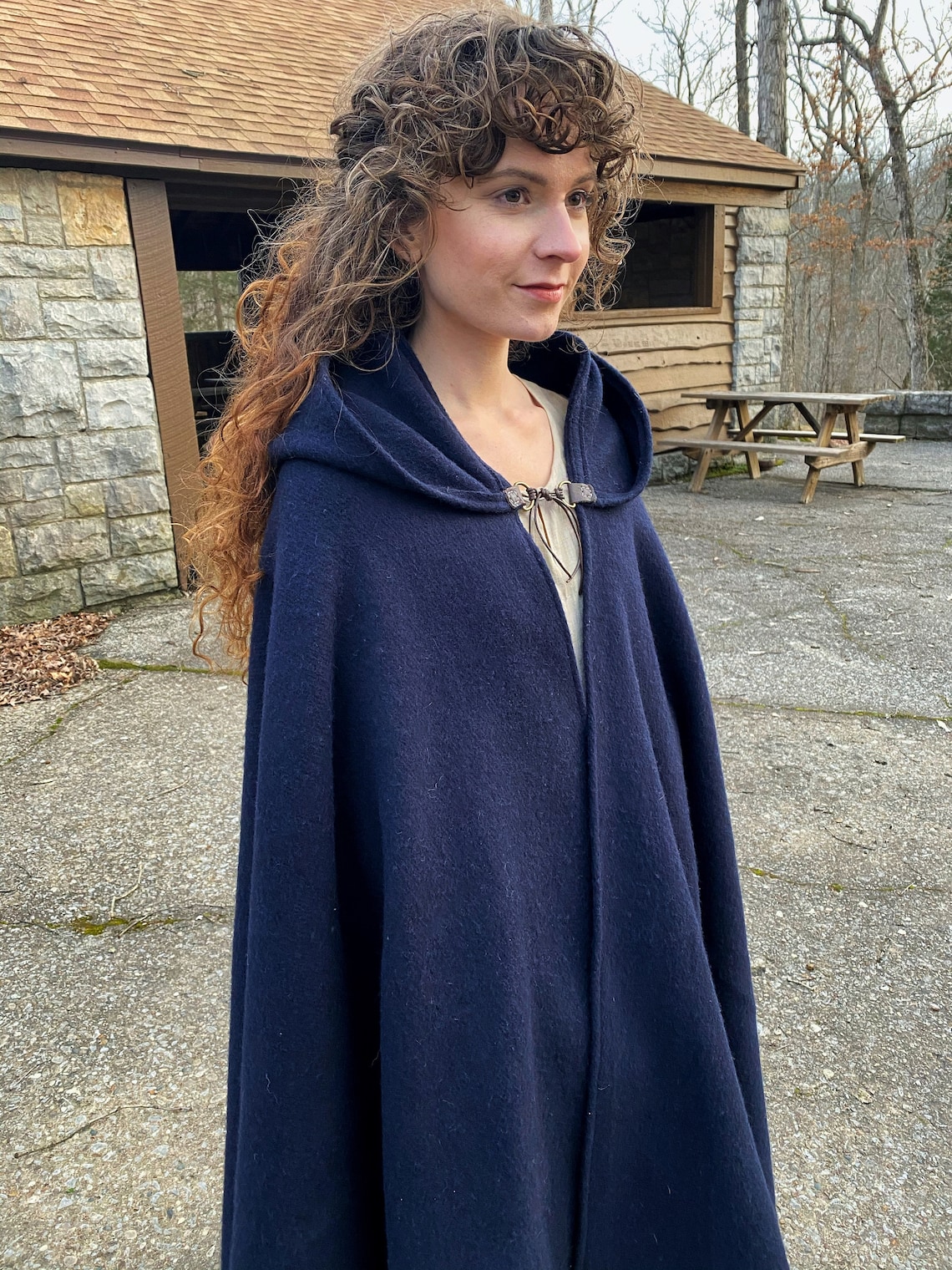 Wool Cloak Travelers Cut Midnight Blue - Etsy Hong Kong