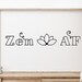 Zen AF Printable Art, Inspiration and Meditation Yoga Wall Art, Digital ...