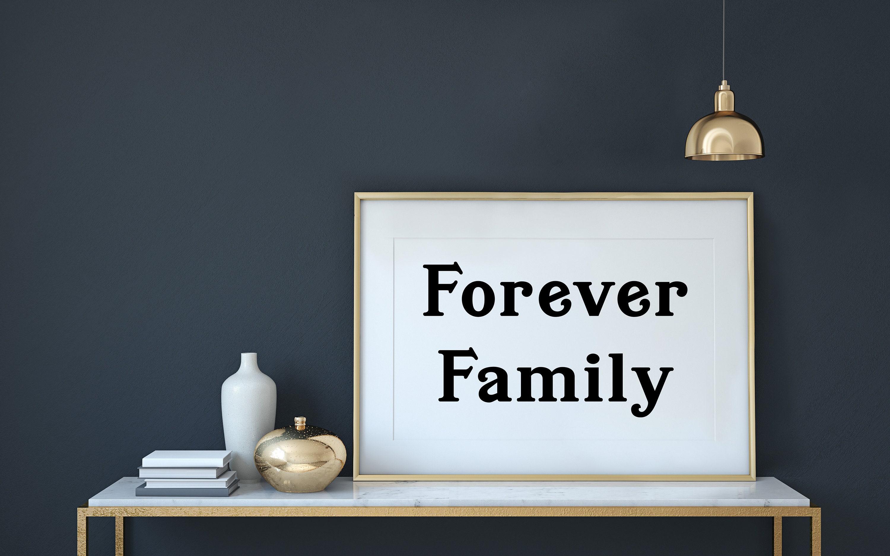 Forever Family Printable Family Wall Art, Adoption Quotes, Digital ...