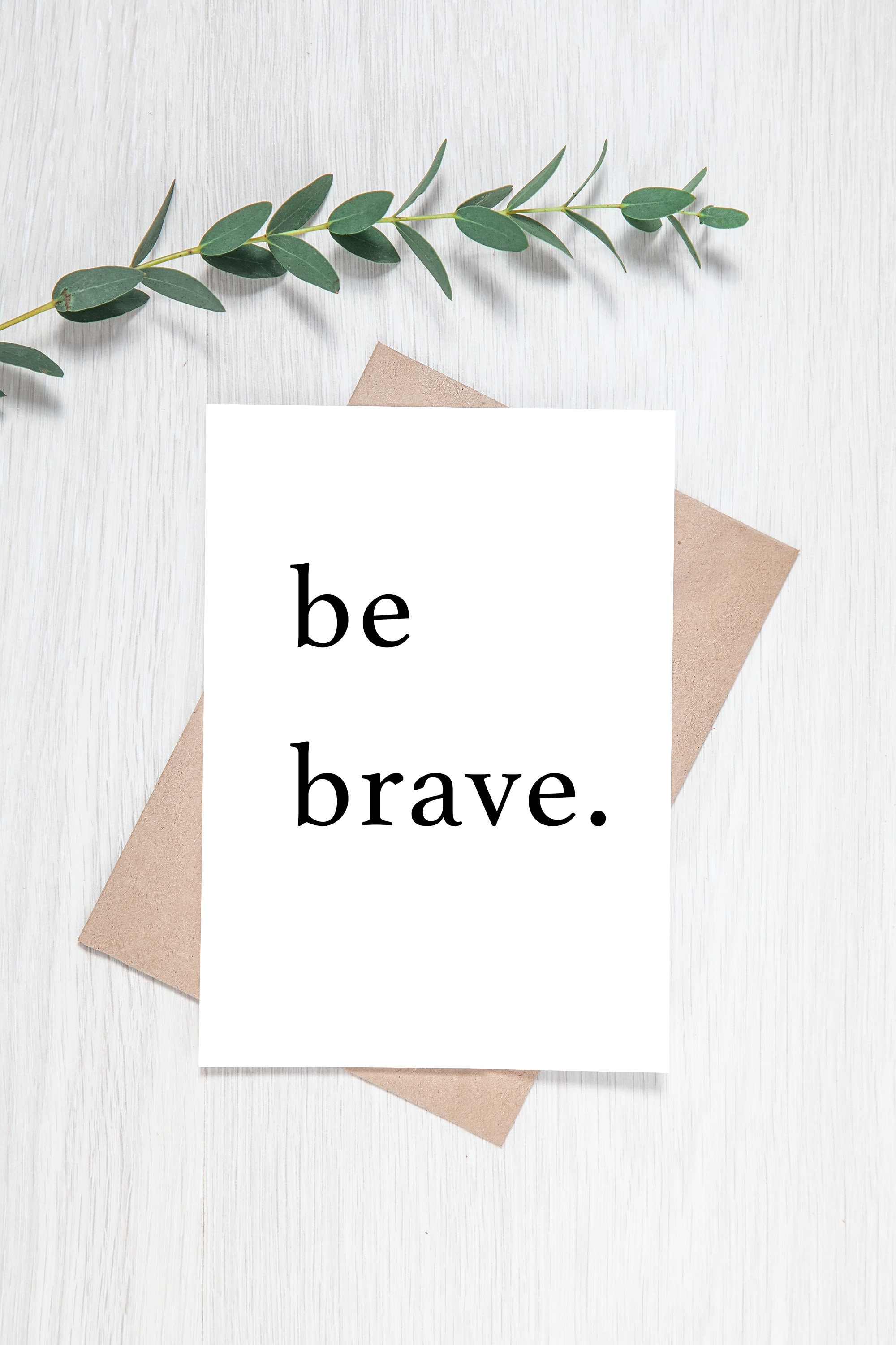 Be Brave Poster, Inspirational Wall Art Quotes, Digital INSTANT ...