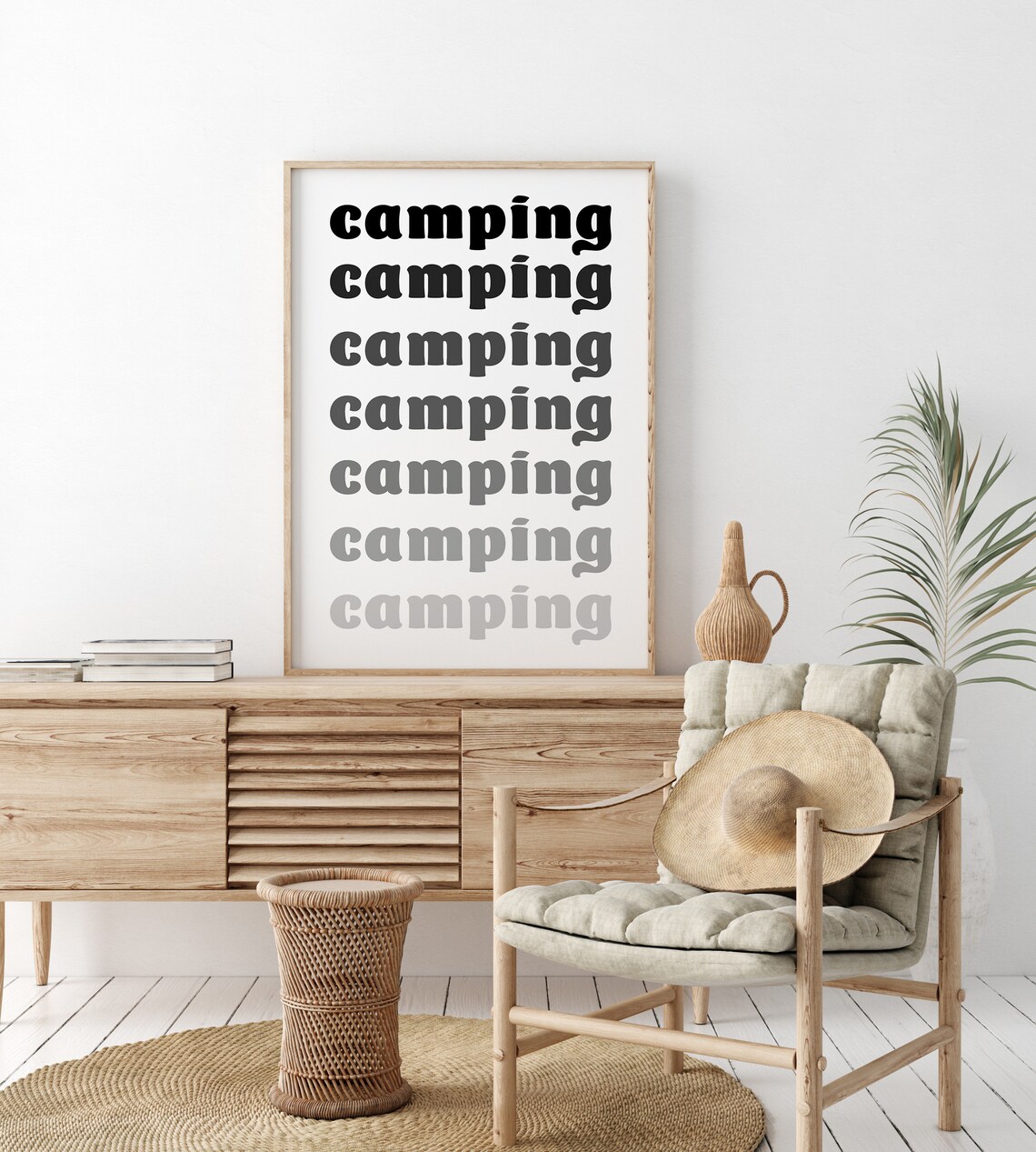 Camping Poster Printable Art Nature Wall Art Quotes - Etsy