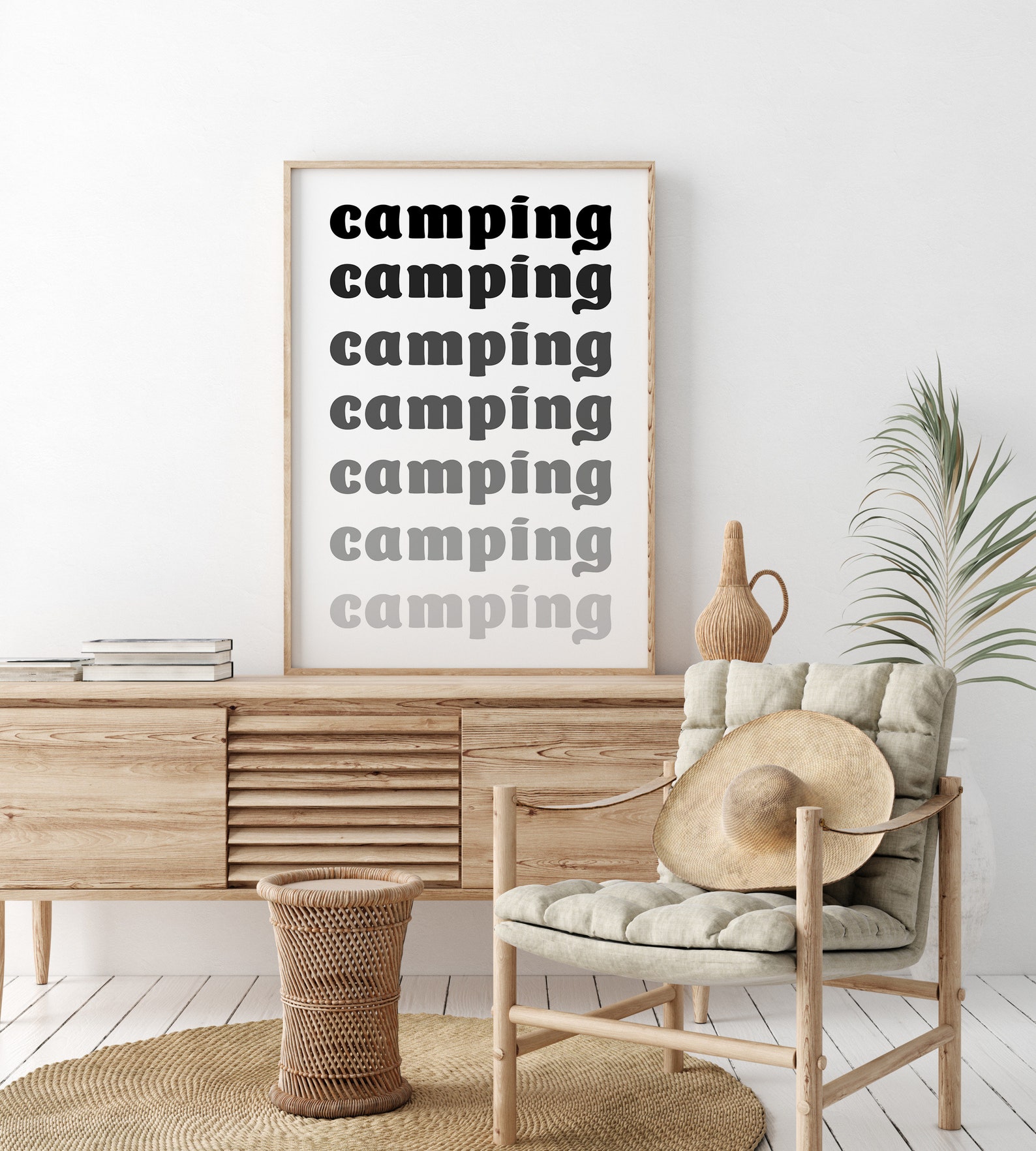 Camping Poster Printable Art Nature Wall Art Quotes - Etsy