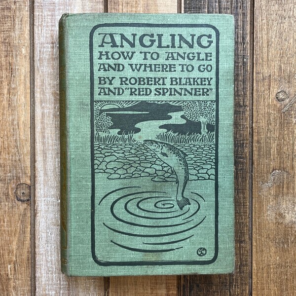 Vintage Fishing Book - Etsy