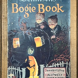 Vintage Halloween Dennisons Bogie Book Witch JOL Black Cat - Etsy