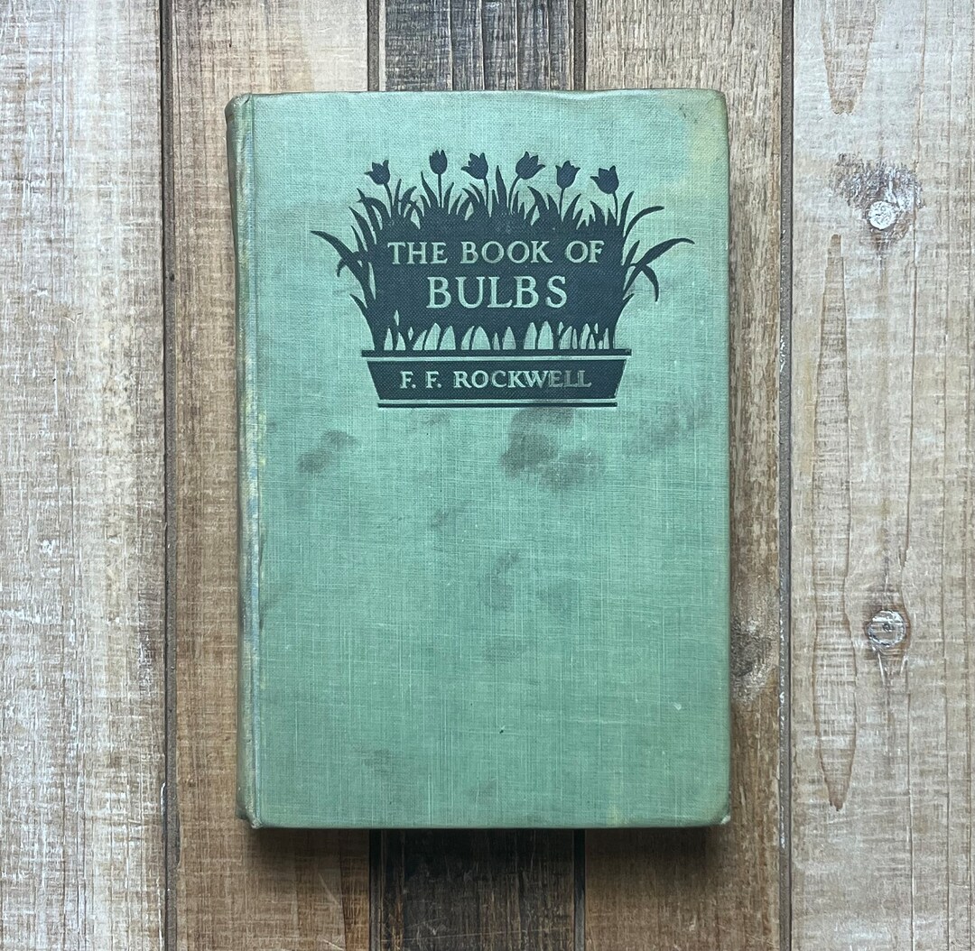 Vintage Flower Book Spring Flowers Tulips Lilies Rustic Boho Country ...