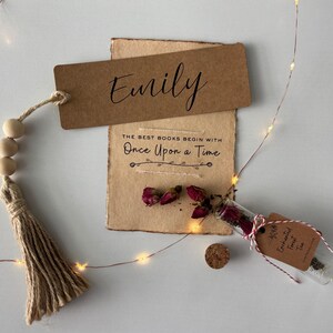 Personalized Bookmark Fairy Tale Gift Box Once Upon A Time Gift for Her ...