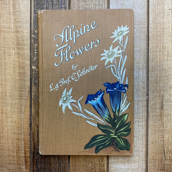 Vintage Flower Book - Etsy