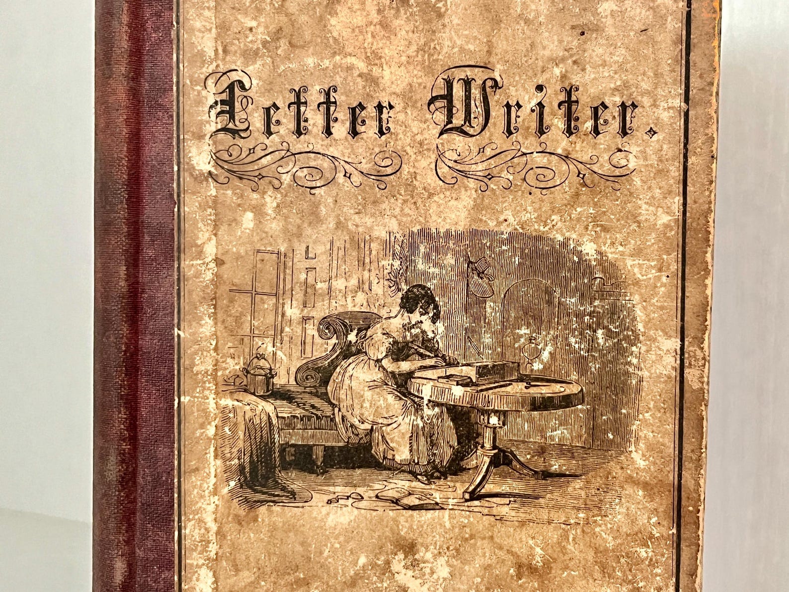 1800s Letter Writing Book Vintage Etiquette Love Courtship Valentines ...