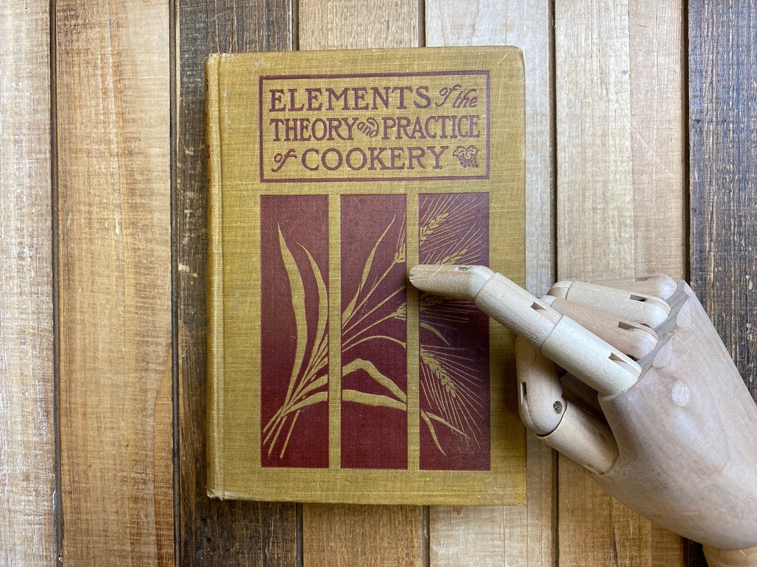 Vintage Cook Book Farmhouse Kitchen French Country Elements of the ...