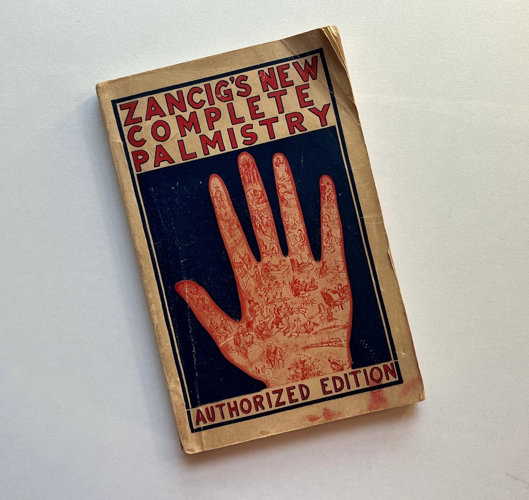 Vintage Palmistry Book Zancigs Complete Palmistry Palm Reading Fortune ...