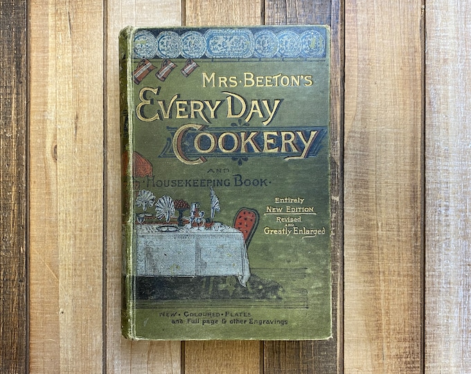 Vintage Cook Book Beeton’s Everyday Cookery Vintage Kitchen Cookbook ...