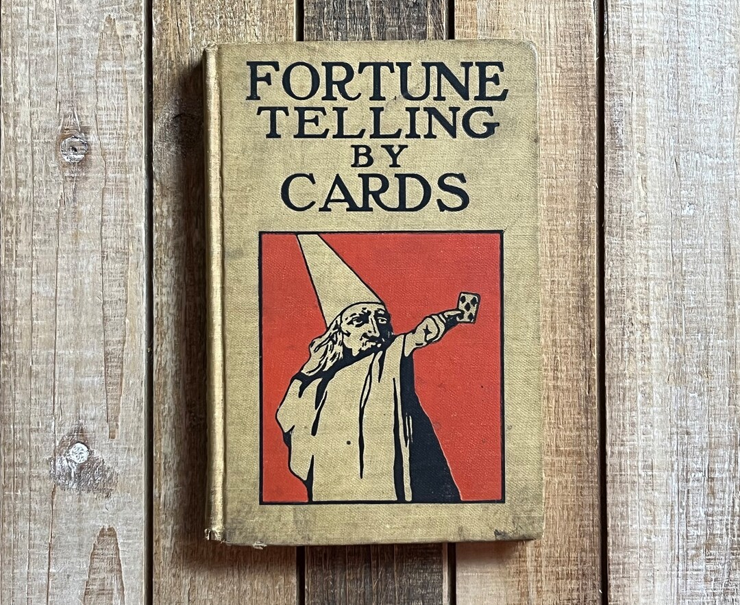 Vintage Fortune Telling Book Wizard Tarot Card Reading Guide to Fortune ...