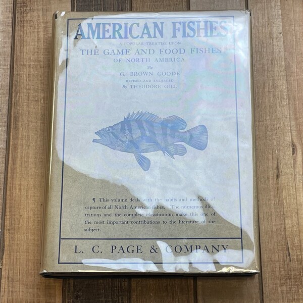 Vintage Fishing Book - Etsy