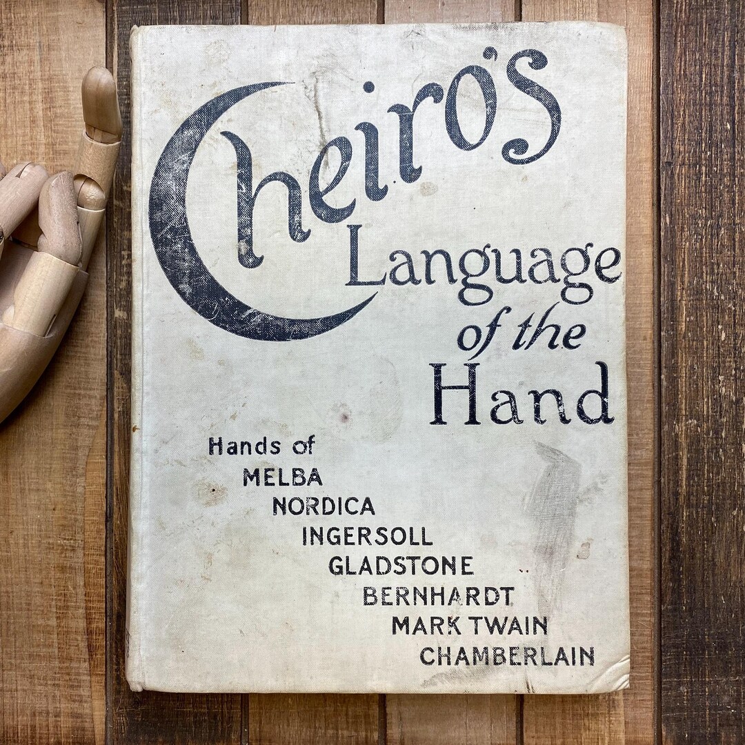 Vintage Palmistry Book: Cheiro's Language of the Hand, Hardcover - Etsy