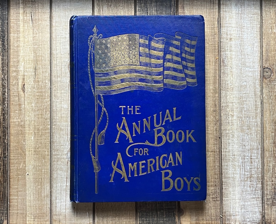 Antique Americana Book American Flag Patriotic USA Home Decor the ...