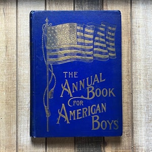 Antique Americana Book American Flag Patriotic USA Home Decor the ...