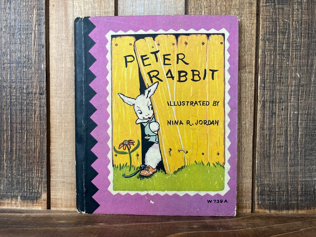 Vintage Easter Book Peter Rabbit Spring Flowers Rabbits Bunny Beatrix ...