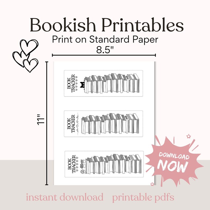 Printable Bookmark Bundle • Bookshelf Reading Trackers • Coloring Book ...