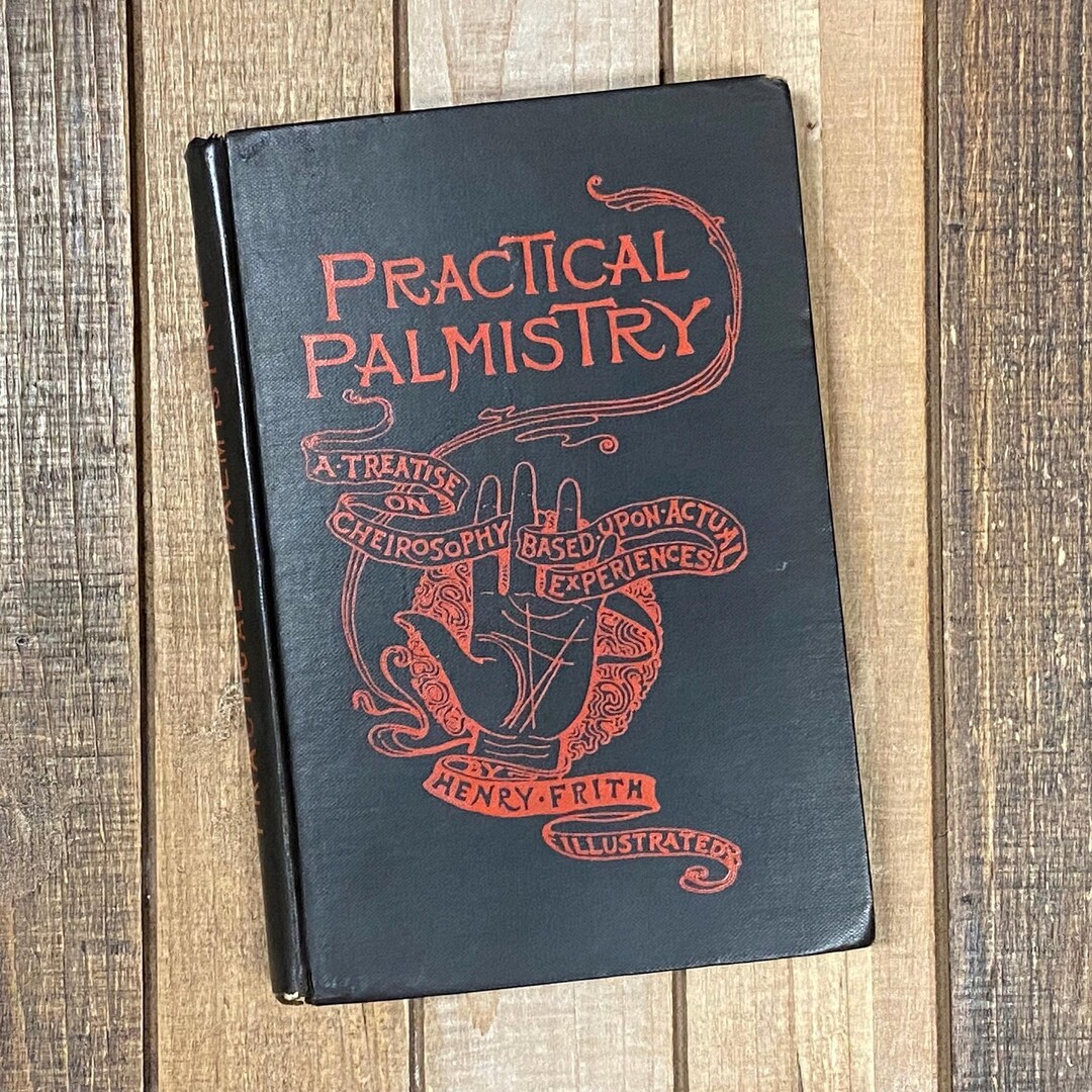 Vintage Palmistry Book Palm Reading Antique Occult Divination Tool ...