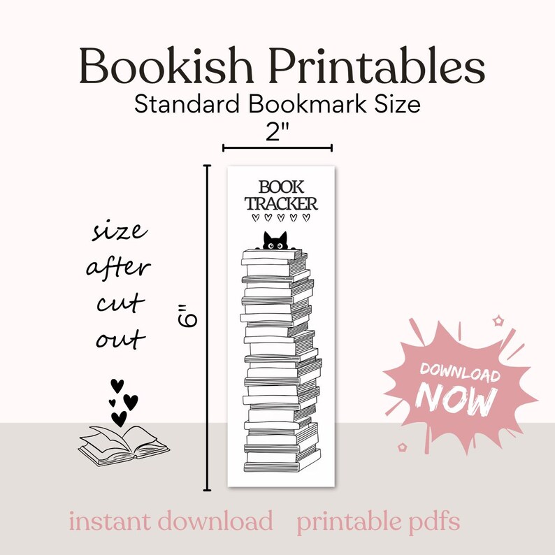 Printable Bookmark Bundle • Bookshelf Reading Trackers • Coloring Book ...