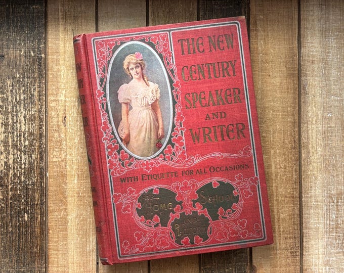 Vintage Etiquette Book Letter Writing Social Skills Victorian Style ...