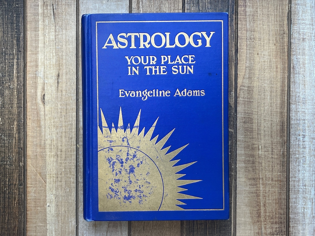 Vintage Astrology Book Astrology Horoscope Metaphysical Birth Chart ...